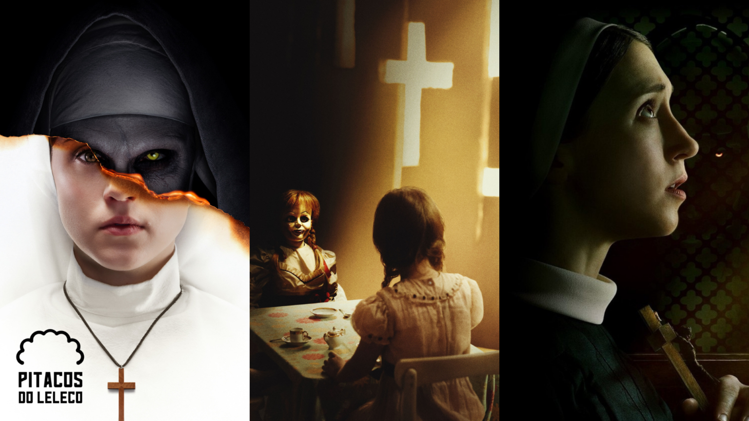 Saga Invocação #01 a #03 - A Freira, Annabelle 2: A Criação do Mal e A ...